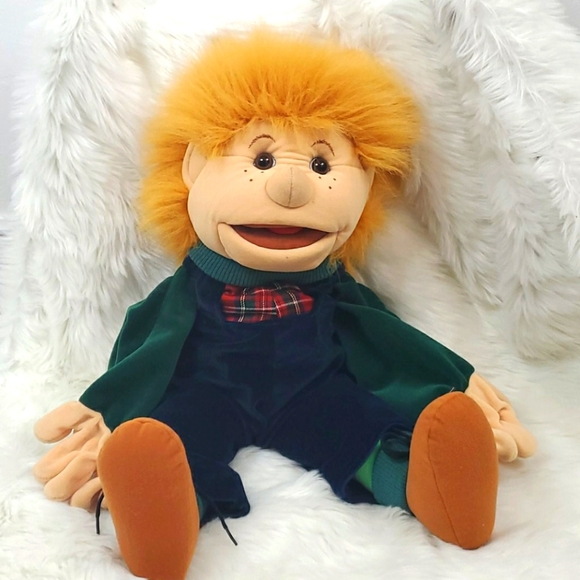 Folkmanis Puppets | Toys | Vintage Folkmanis Boy Puppet Plush Fuzzy ...